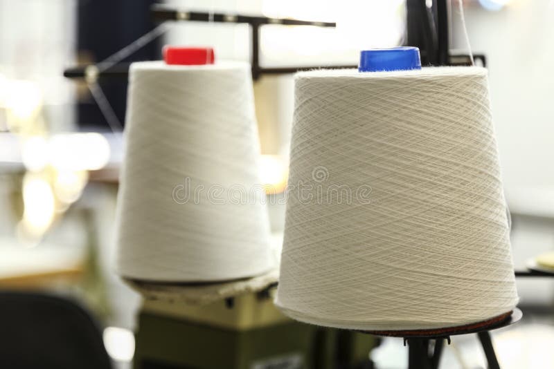 Two bobbins stock image. Image of clothing, textile, material - 29324013