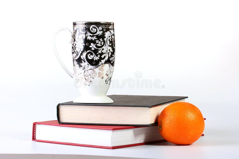 Two books stock image. Image of orange, publication, thick - 12514665
