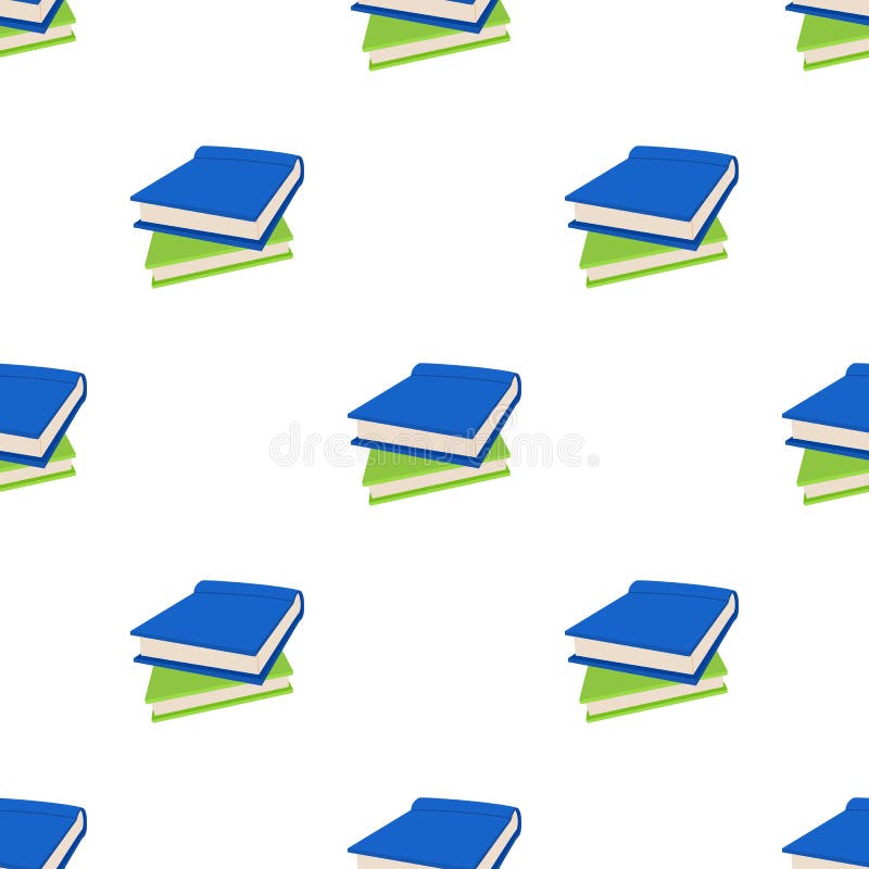 Two Books Pattern Seamless Vector Stock Vector - Illustration of paper ...