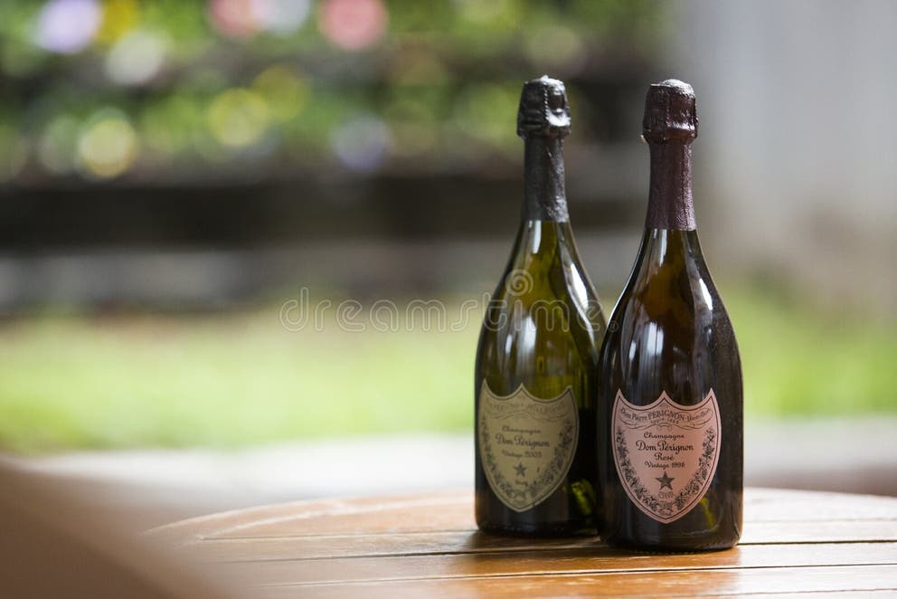 Two Bottles of Don Perinjon Editorial Stock Image - Image of glass ...