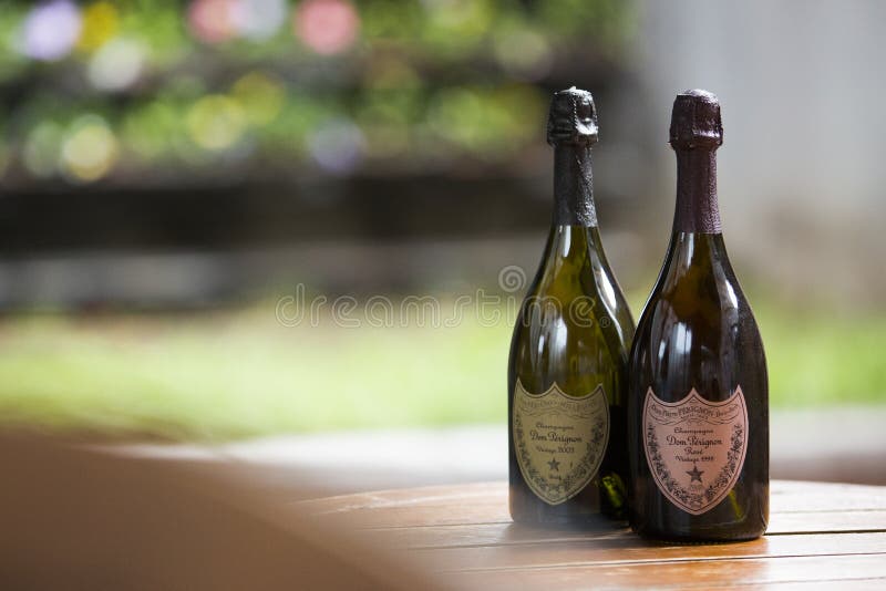 Two Bottles of Don Perinjon Editorial Photo - Image of france, stadium ...