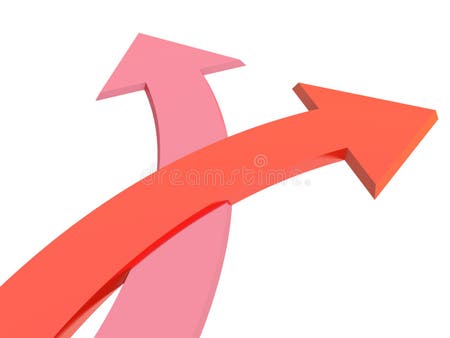 Two Arrows Different Directions Stock Illustrations – 363 Two Arrows ...