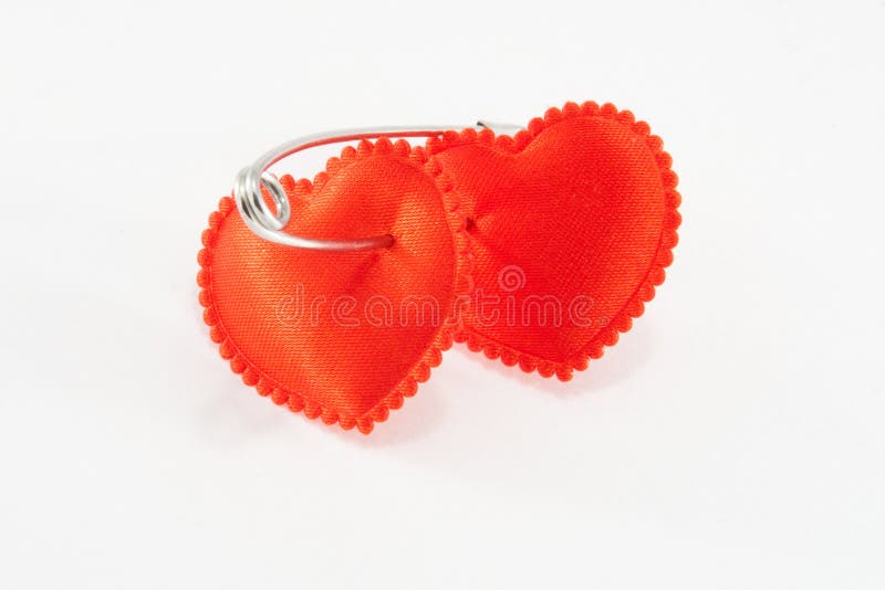 Two bound hearts stock photo. Image of interlocked, valentine - 11587764