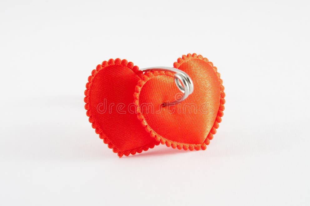 Two bound hearts stock photo. Image of pair, color, heart - 11750298