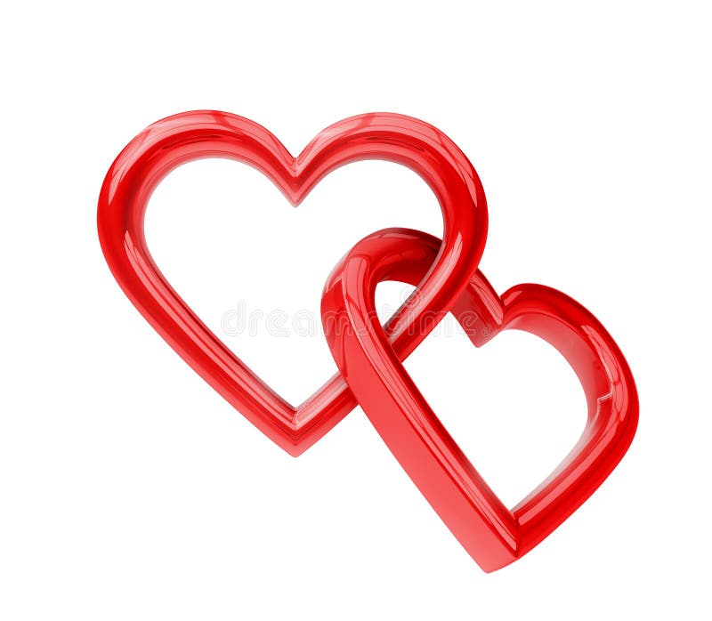 Hearts Interlocking Stock Illustrations – 117 Hearts Interlocking Stock ...