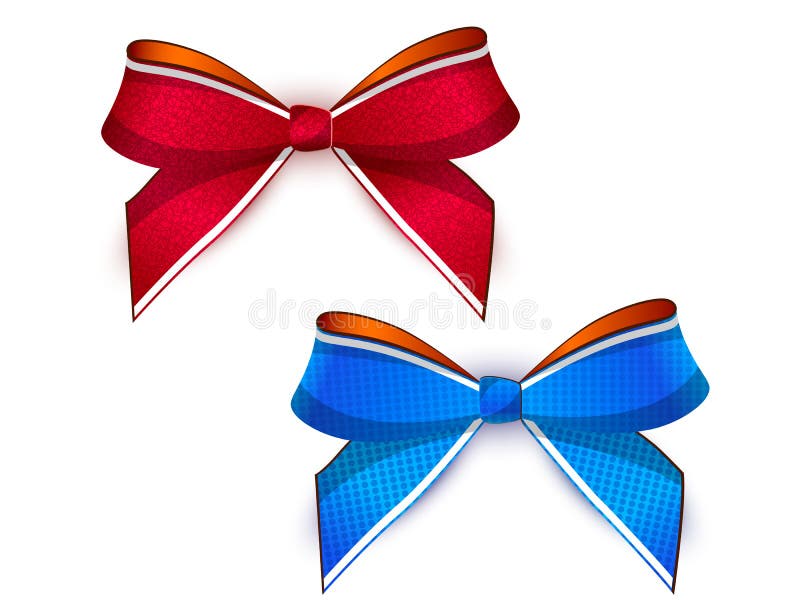 Two bows stock vector. Illustration of symbols, elegance - 32865164