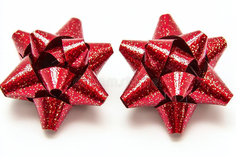 Two Bows with the Same Shape, Photographed from Different Angles ...
