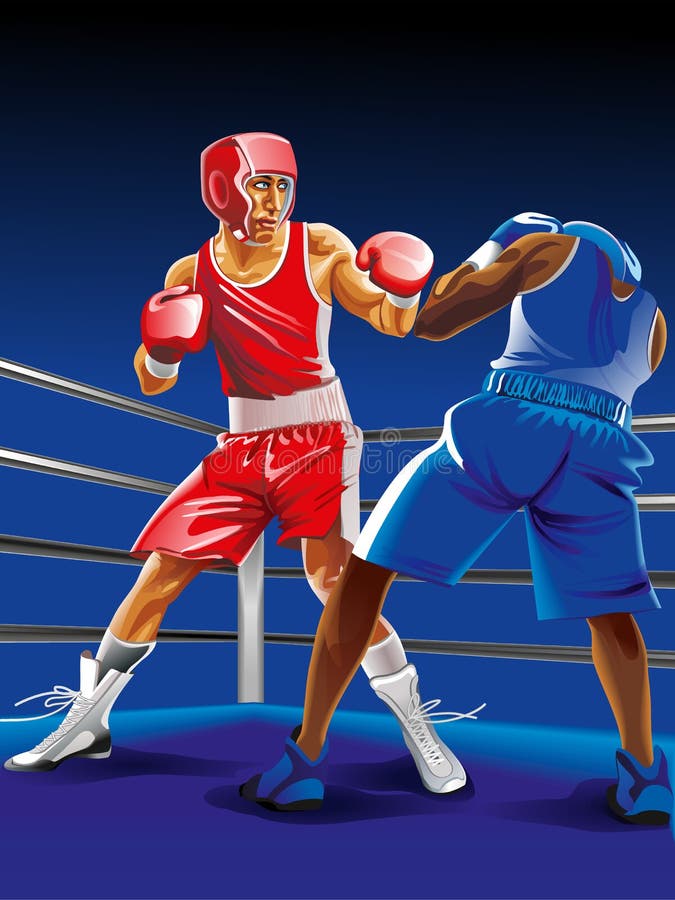 Two Boxers Punching Stock Illustrations – 62 Two Boxers Punching Stock ...