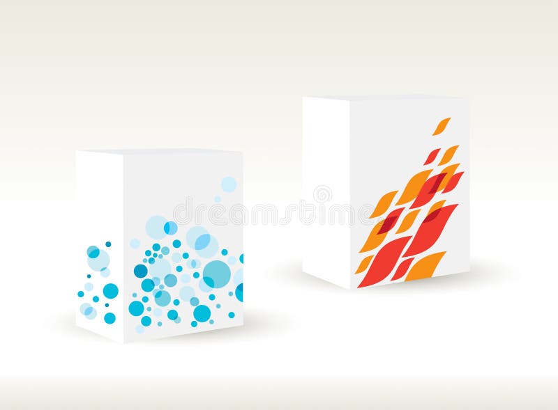 Two boxes stock vector. Illustration of creativity, isolated - 10402686