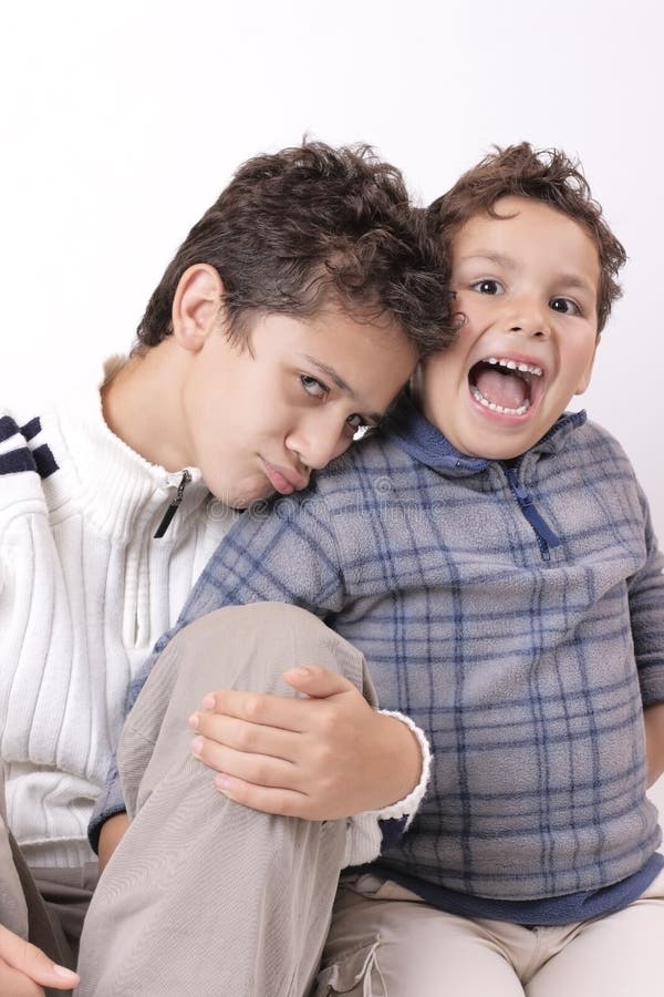 Two boys stock image. Image of haircut, young, boys, gloomy - 7052539