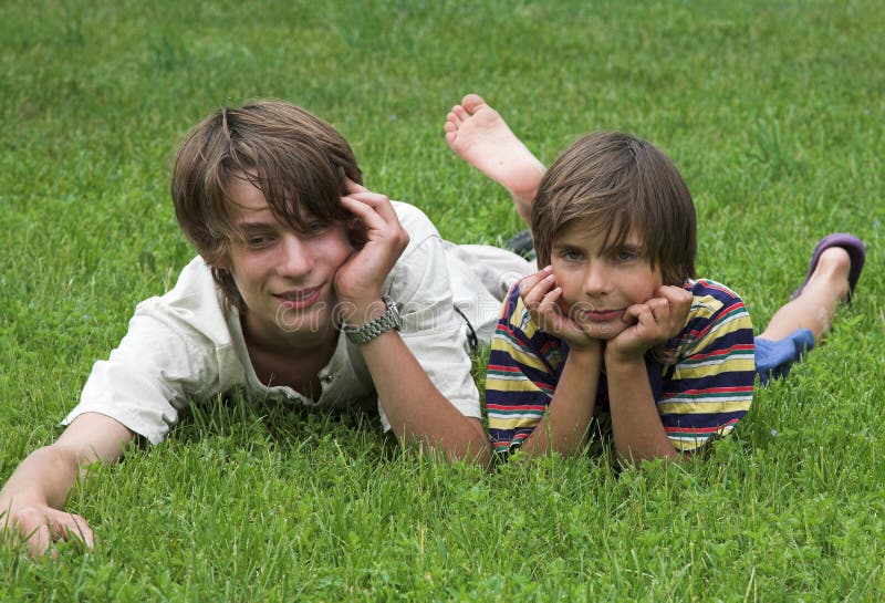 Two Cool Boys stock photo. Image of people, active, summertime - 142866