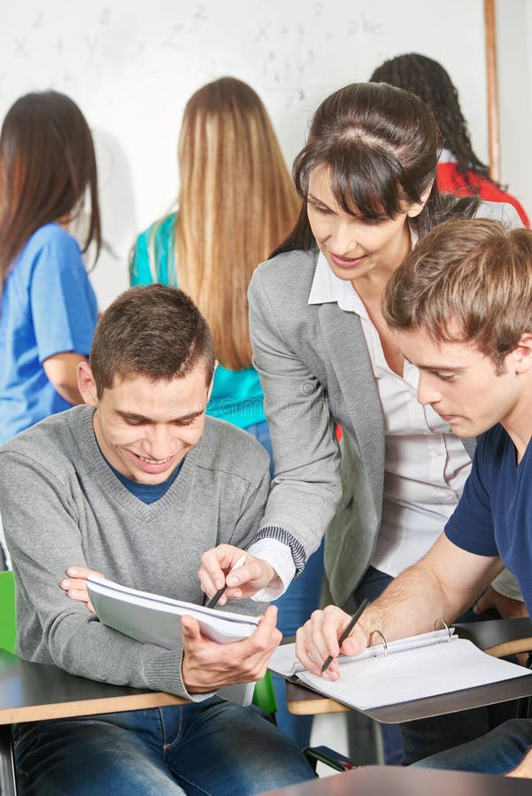 Two Boys Learn in Private Lessons Stock Photo - Image of work, teacher ...