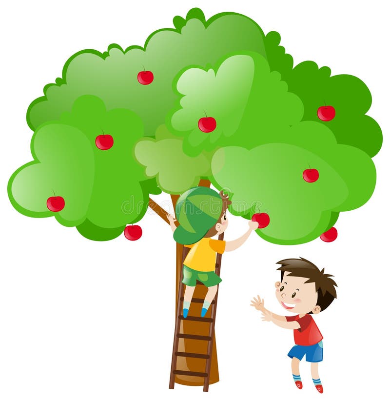 Picking Apples Stock Illustrations – 1,365 Picking Apples Stock ...