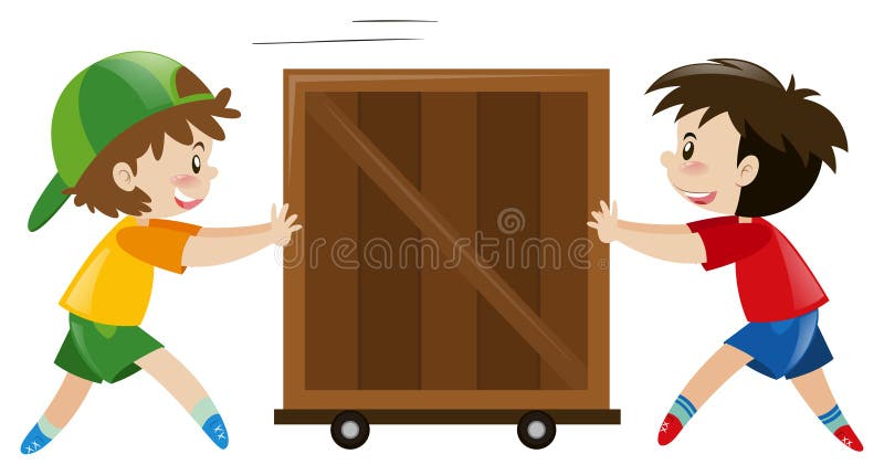 Pushing Stock Illustrations – 16,672 Pushing Stock Illustrations ...