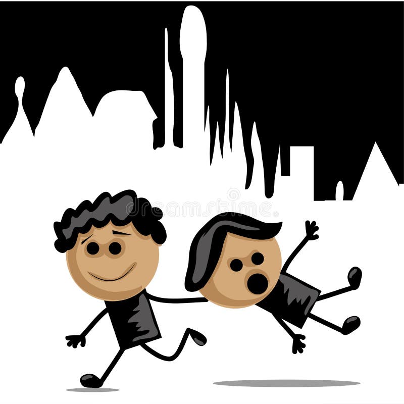 Two Boys Running Fast Stock Illustrations – 16 Two Boys Running Fast ...