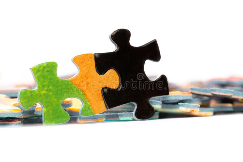 Two Bright Puzzle Pieces Connected Stock Photo - Image of closeup ... Two Bright Puzzle Pieces Connected Stock Photo - Image of closeup ...