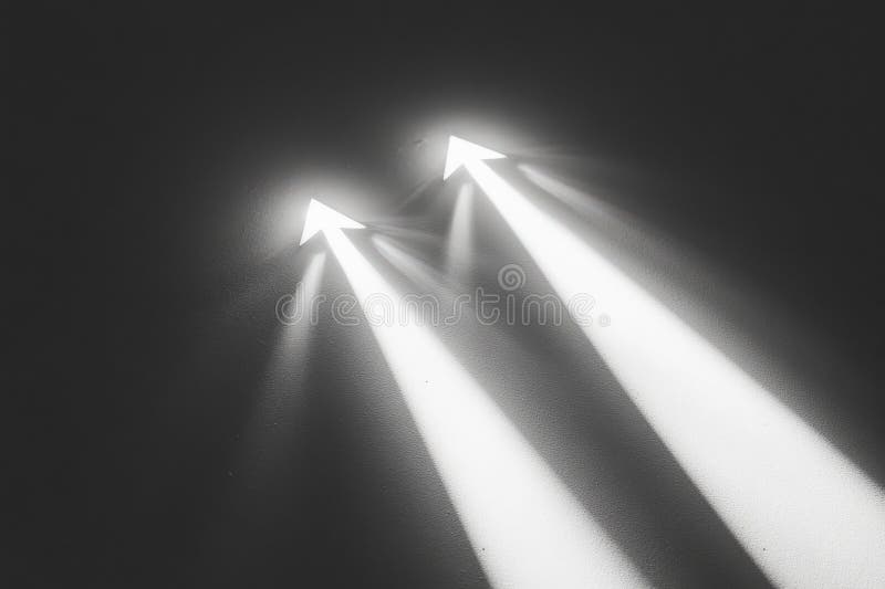 Triple Arrow Ascent stock illustration. Illustration of visual - 384348513