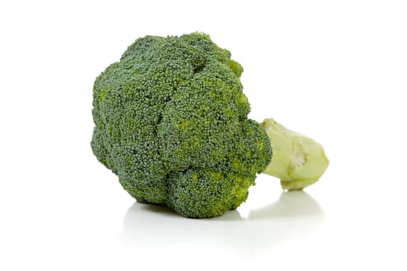 Broccoli Florets on a Chopping Board Stock Photo - Image of board ...