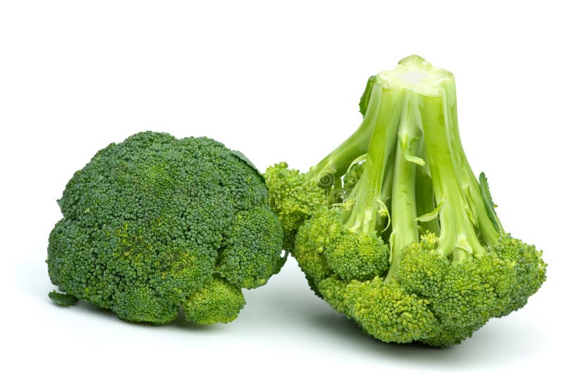 Two broccoli pieces stock image. Image of fresh, green - 11625257