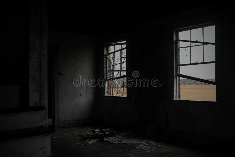 A Room Inside of a Spooky Abandoned Church Stock Photo - Image of ...