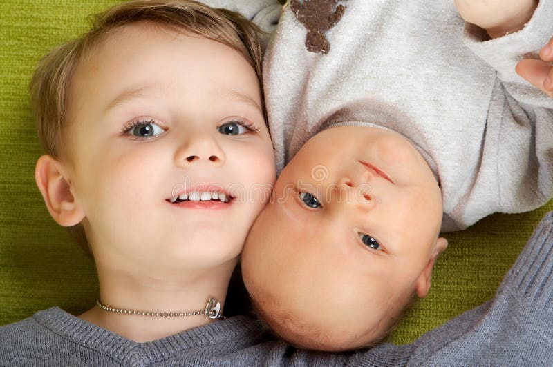 Two brothers. stock image. Image of calm, brothers, pretty - 2257273