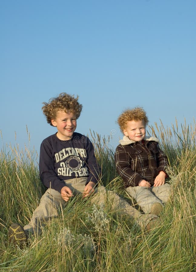 Two Brothers stock image. Image of smiling, children, child - 6511061
