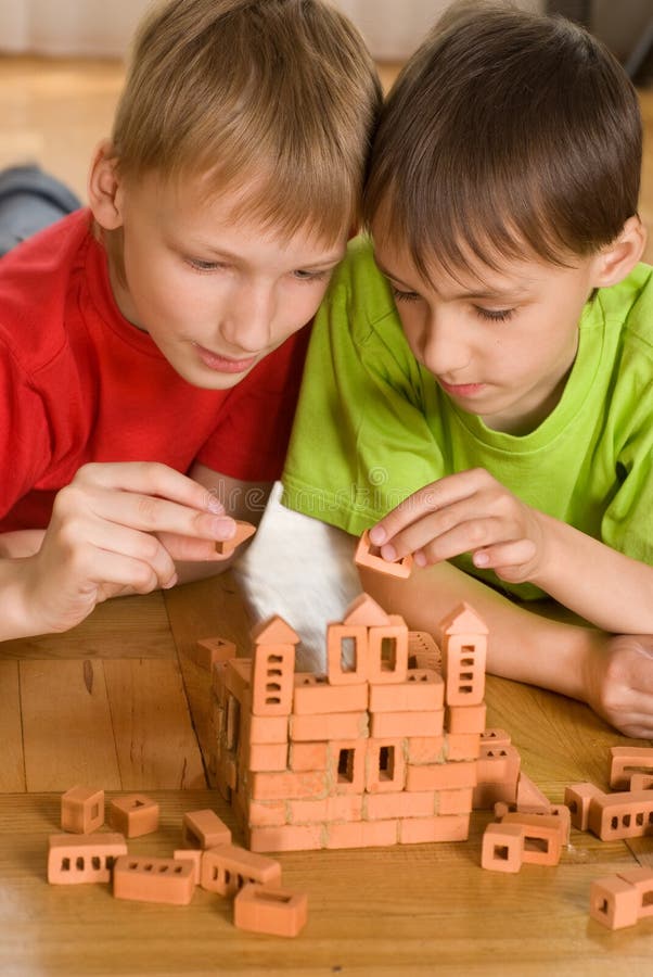 Two brothers draw stock photo. Image of life, game, beautiful - 15181556