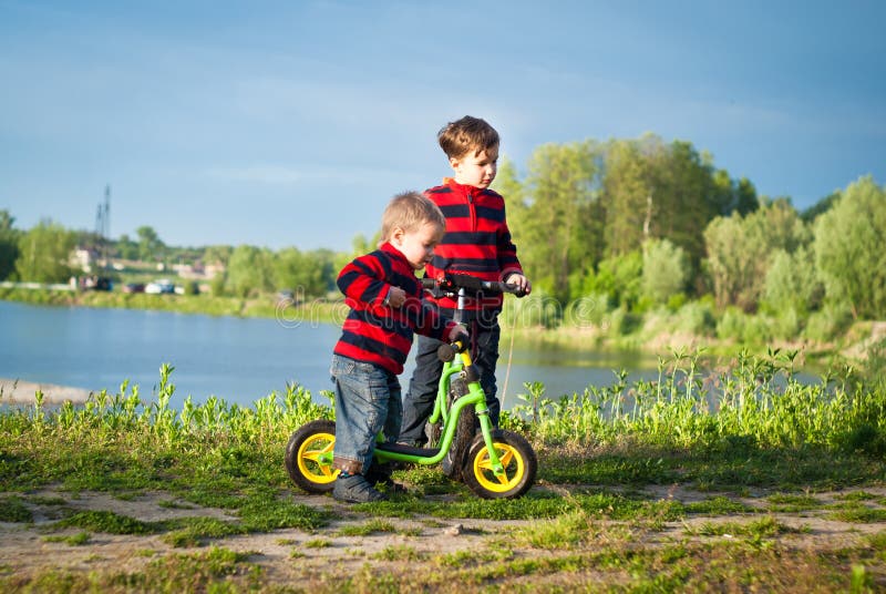 Two brothers outdoors stock image. Image of face, outdoor - 54336731