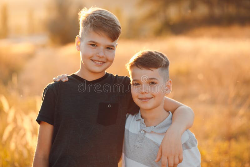 Two lovely brother stock photo. Image of hands, family - 121347652