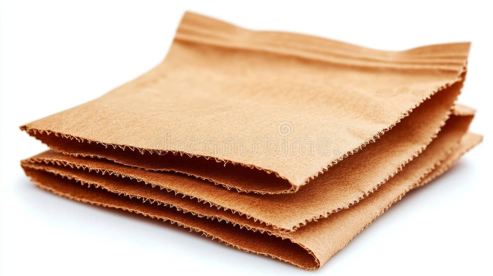 Two Brown Paper Mailers Against a White Backdrop, Used for E-commerce ...