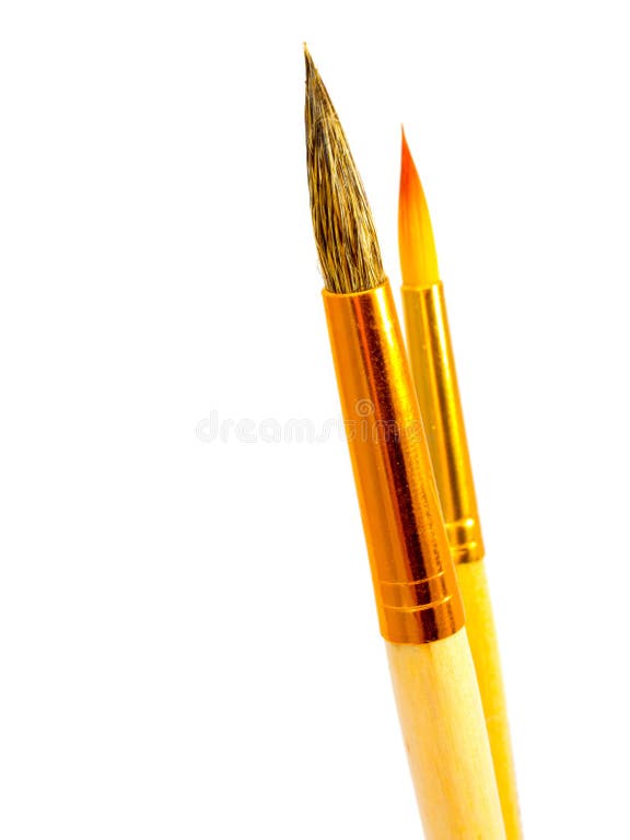 Two brushes stock photo. Image of brushes, metal, graphic - 21776210