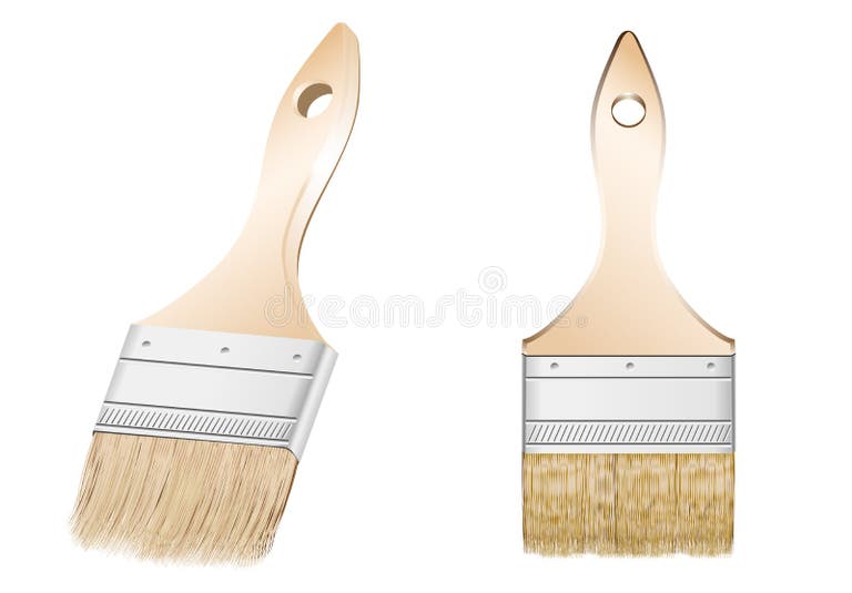 Two Brushes Stock Illustrations – 2,272 Two Brushes Stock Illustrations ...