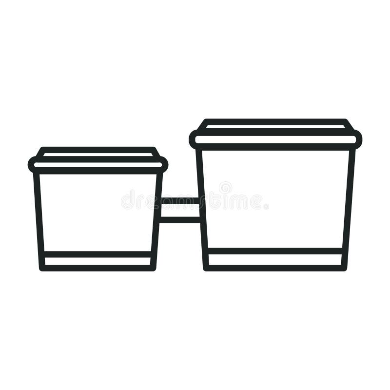 Two Bucket Percussion. Vector Stock Vector - Illustration of bucket ...