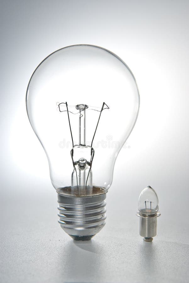 Two bulbs stock image. Image of electrification, bulb - 4130619