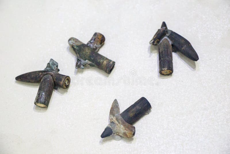 Two Bullets Collide Midair from Dardanelles War Stock Photo - Image of ...