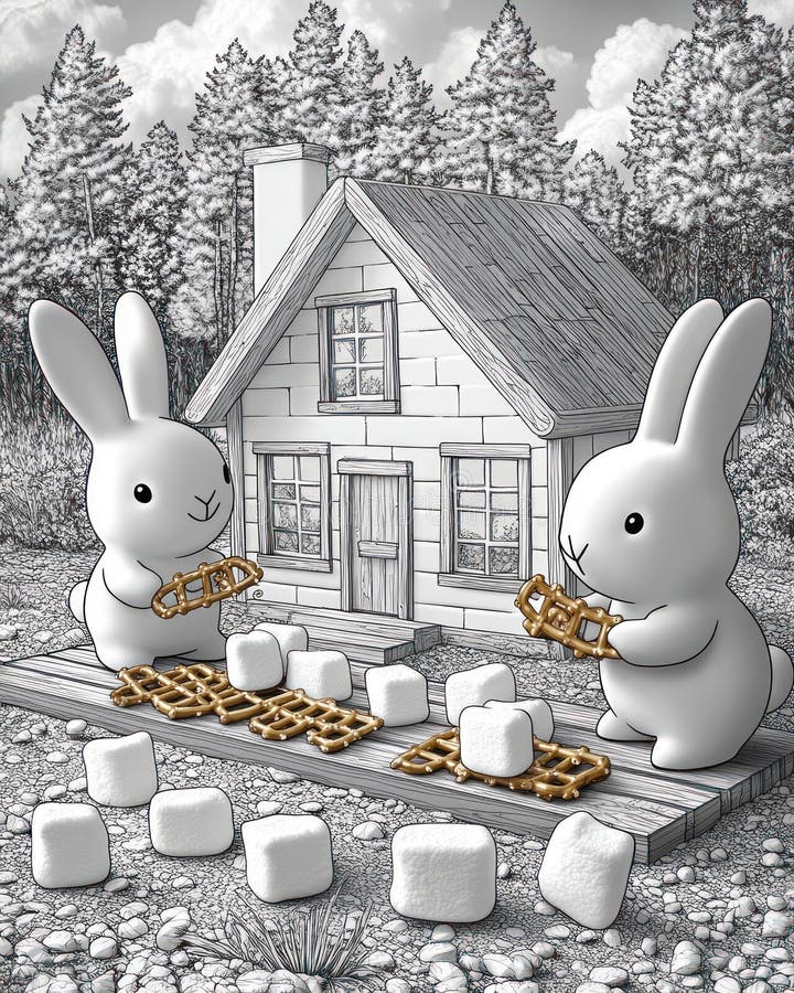 Tale Bunny Illustration Process Stock Illustrations – 1 Tale Bunny ...