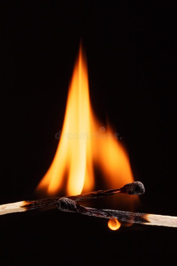 Match with the Flame Isolated Stock Photo - Image of grow, change ...