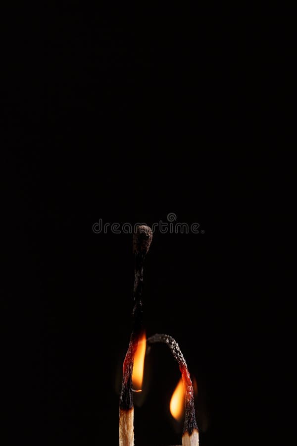 Match with the Flame Isolated Stock Photo - Image of grow, change ...