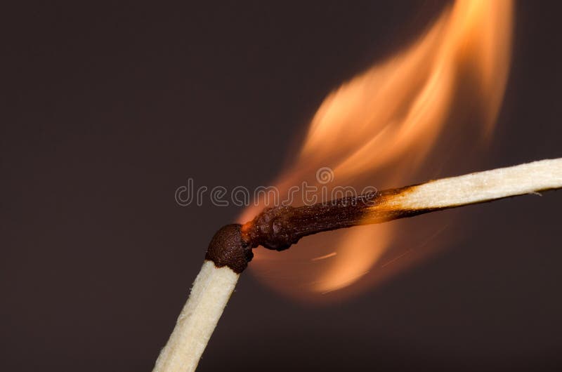 Two burning matches stock photo. Image of coal, couple - 69414846