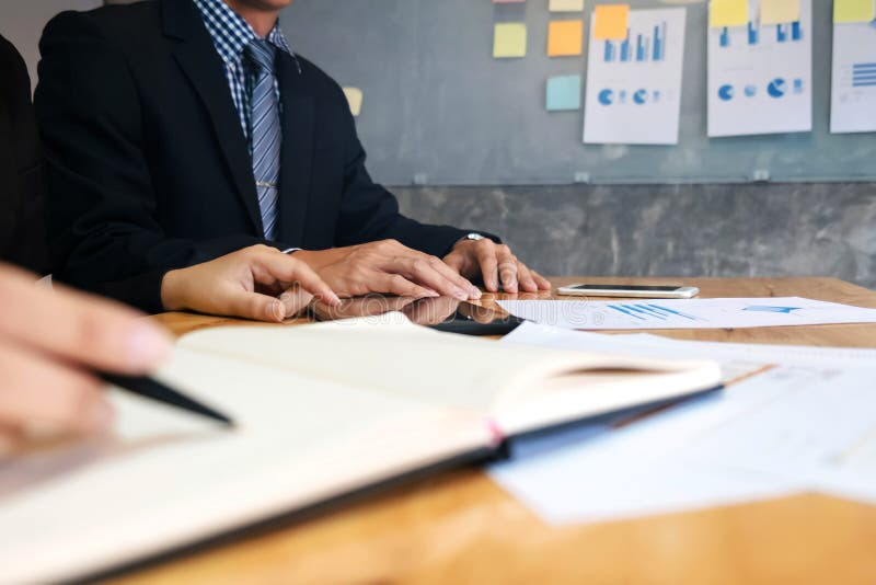 Executives in Meeting Behind Translucent Wall Stock Image - Image of ...