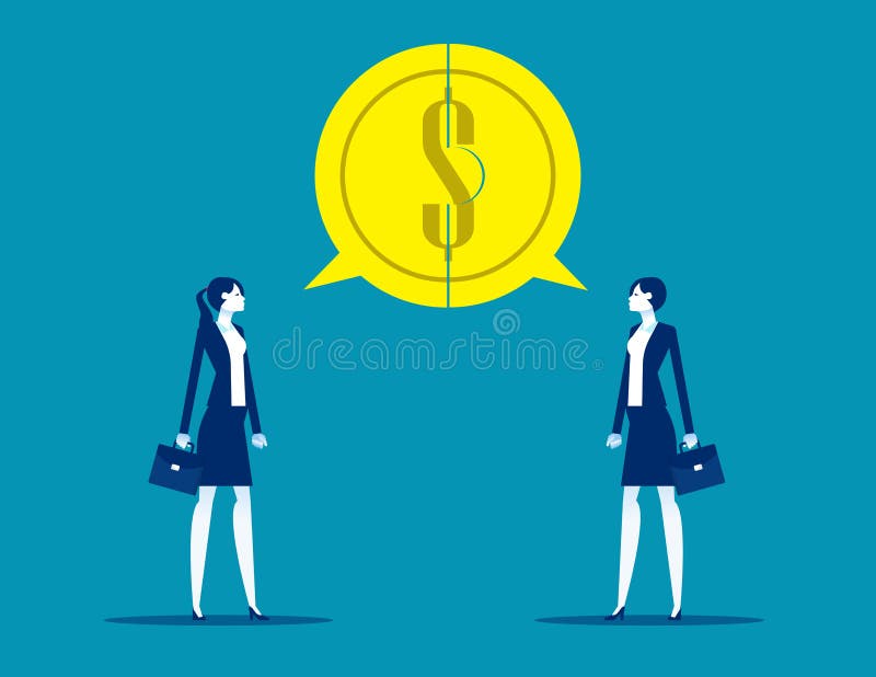 Two Business Having a Successful Communication. Solving a Problem ...