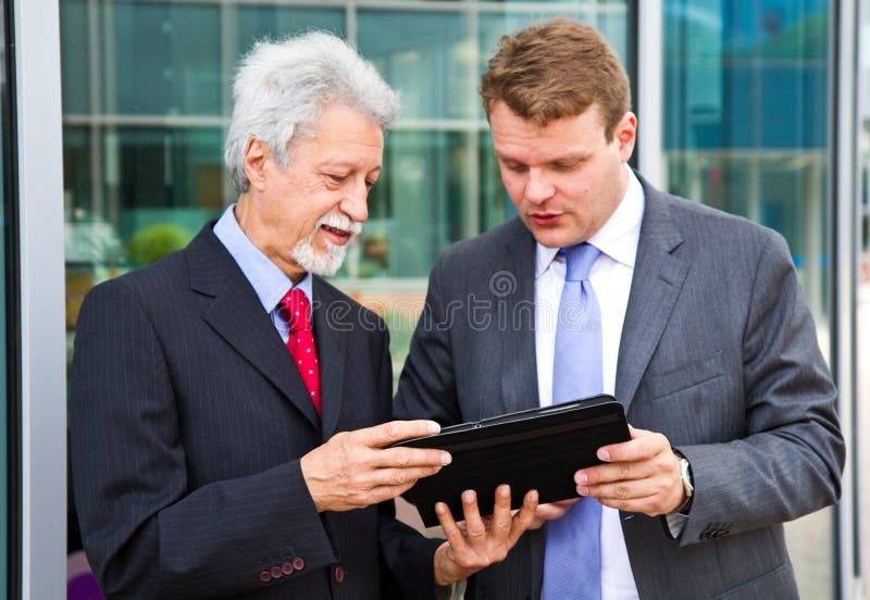 Two business men stock image. Image of businessman, partner - 31826461
