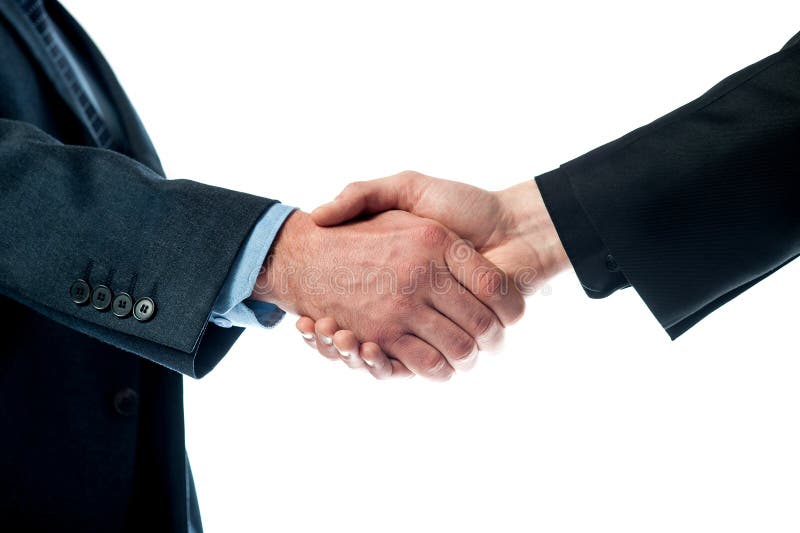 Two Business Men Shaking Hands Stock Image - Image of company ...