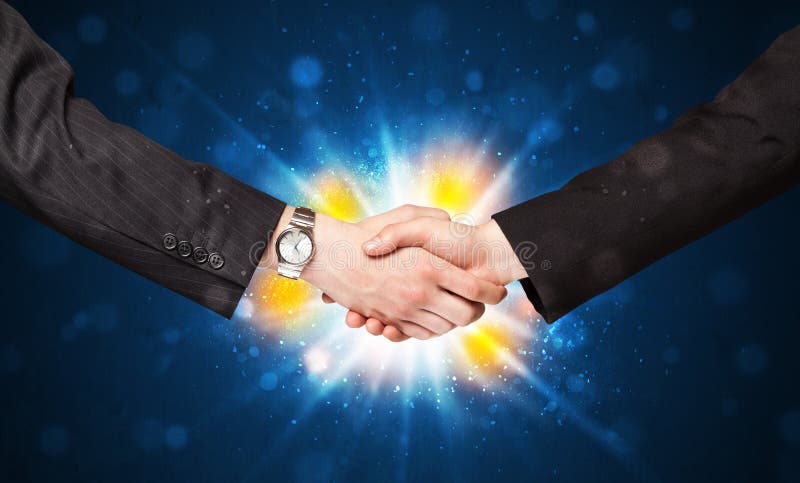 Two Business Men Shaking Hands Stock Photo - Image of handshake ...