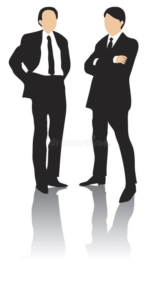 Well dressed men stock vector. Illustration of business - 28723523