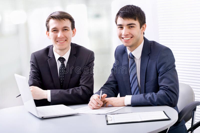 Two business men stock photo. Image of business, modern - 31159342