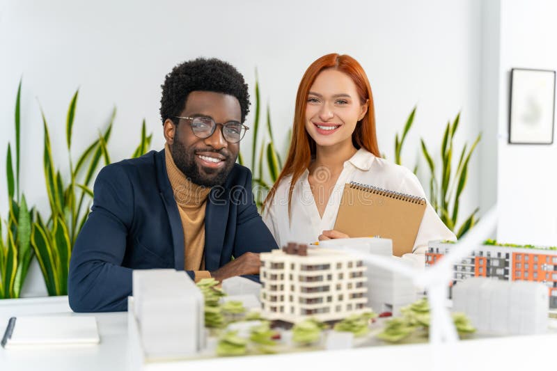 Two Business Partners Having Negotiations and Discussing the Project ...