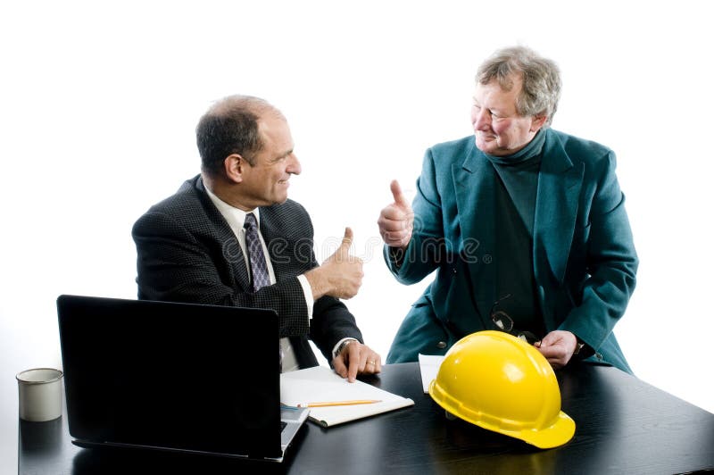 Two Business Partners Successful Deal Stock Image - Image of client ...