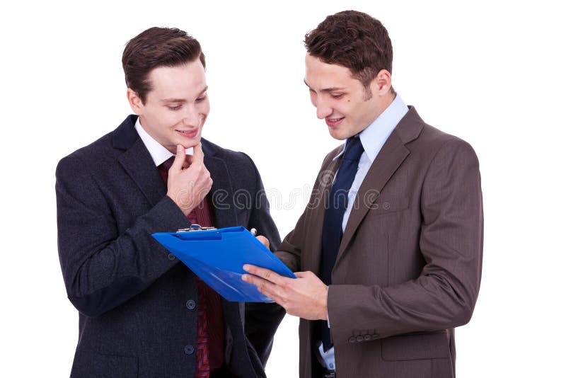 Two Business People Discussing Stock Photo - Image of businessmen ... Two Business People Discussing Stock Photo - Image of businessmen ...