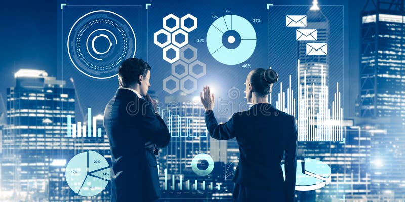 Concept of Partnership and Cooperation with People Using Virtual Stock ...